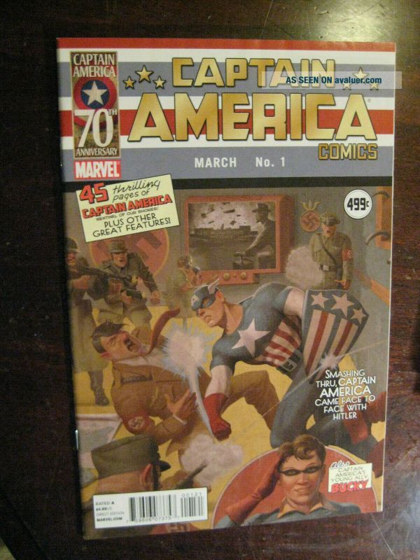 CAPTAIN AMERICA COMICS 1 70TH ANNIVERSARY HITLER VARIANT MARVEL | #48156074