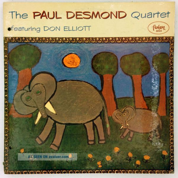 PAUL DESMOND QUARTET LP Featuring Don Eliot FANTASY 3235 | #48116879