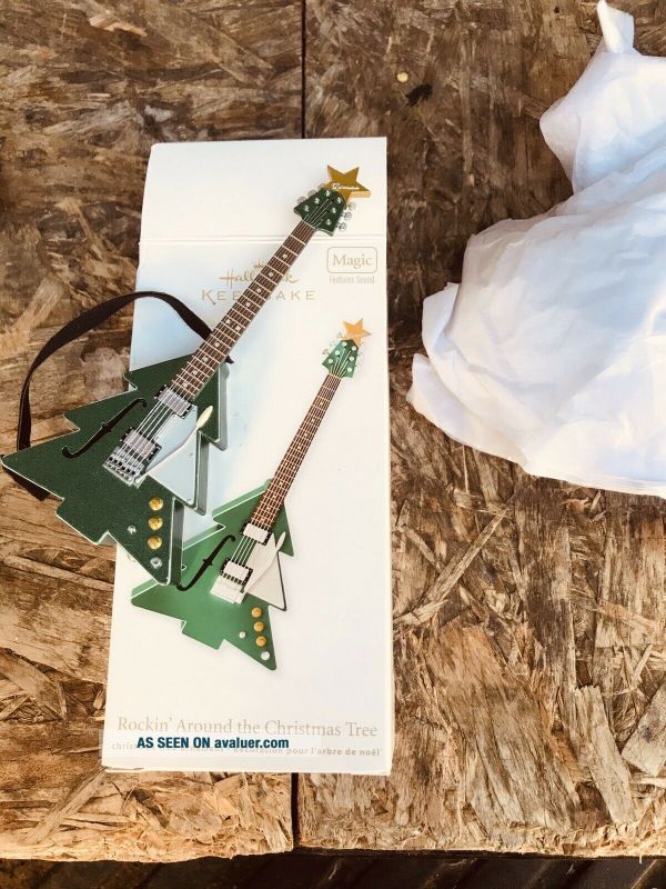 2012 Hallmark Keepsake Magic Rockin ' Around The Christmas Tree Guitar ...