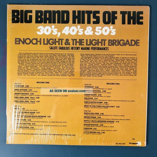 Big Band Hits Volume 2 Of 30s, 40s, And 50s By Enoch Light - Vinyl Open ...