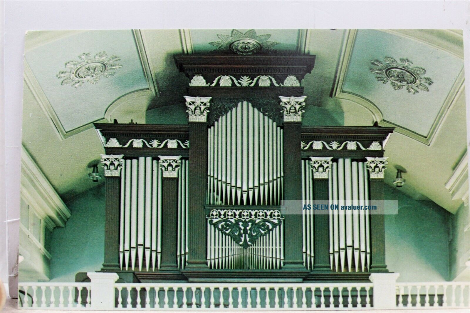 Missouri MO St Louis Cathedral Basilica Pipe Organ Postcard Old Vintage ...