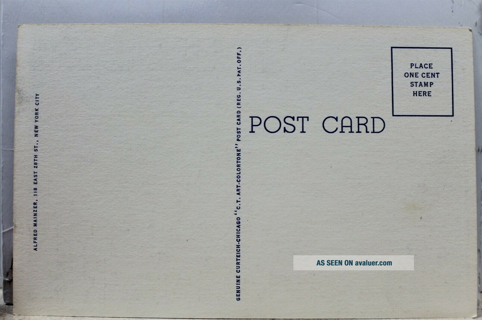 York NY NYC Public Library 5th Avenue Postcard Old Vintage Card View ...