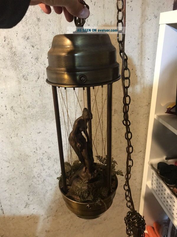 Vintage Lady Rain Hanging Mineral Oil Lamp - Nude Greek Goddess | #48350134