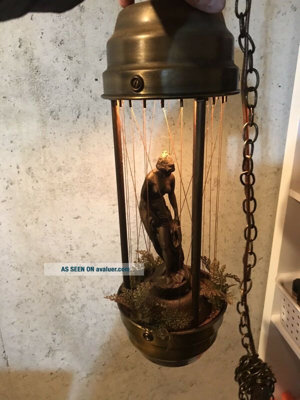 Vintage Lady Rain Hanging Mineral Oil Lamp - Nude Greek Goddess | #48350134