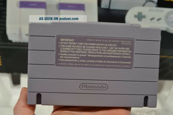 Vintage Set NES Nintendo SNES Console Mario World Box Styrofoam Bundle ...