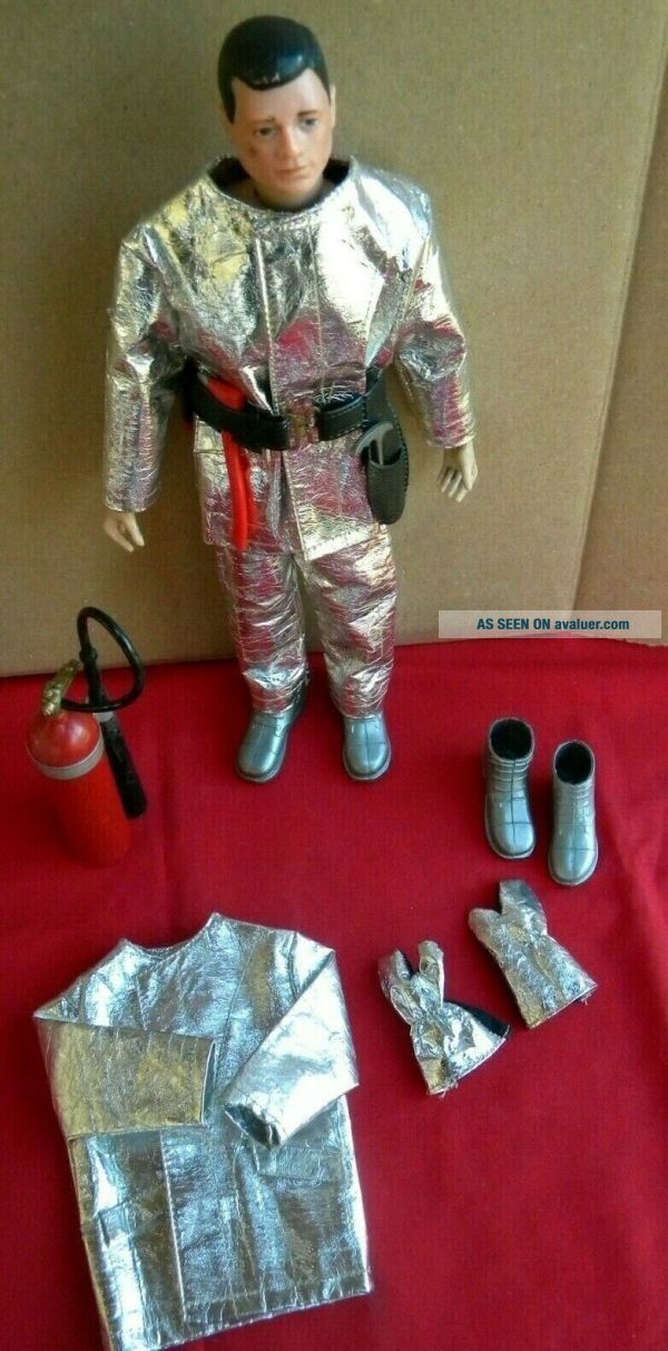 Vintage GI Joe Fire Fighter Crash Crew Suit And Accessories - Air Force ...