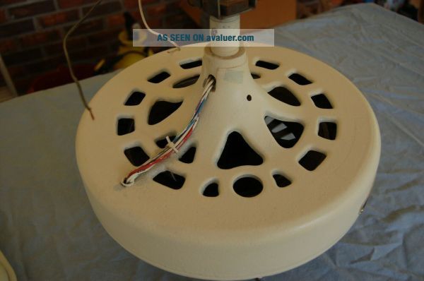 VINTAGE HUNTER ROBBINS AND MYERS CAST IRON CEILING FAN | #48449875