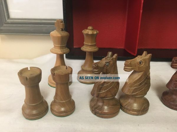 Vintage French Lardy? Pacific Game Staunton? Glass Eye Knights Chess ...