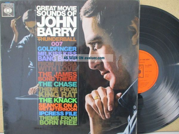 GREAT MOVIE SOUNDS OF JOHN BARRY - Best Soundtrack Themes LP (James ...
