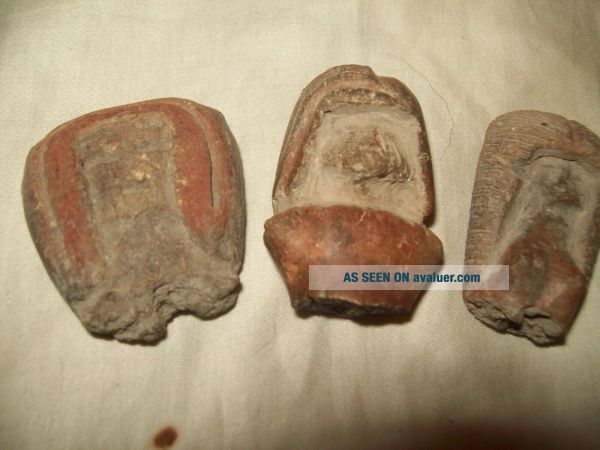 Rare Ancient Pre Columbian Valdivia Indian Venus Pottery Heads | #48428090