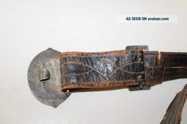 Antique Masonic Knights Templar Ceremony Sword Belt Vintage | #48408570