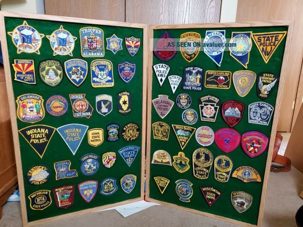 Complete Set Plus US State Police/Highway Patrol Patches, 61 Patches ...