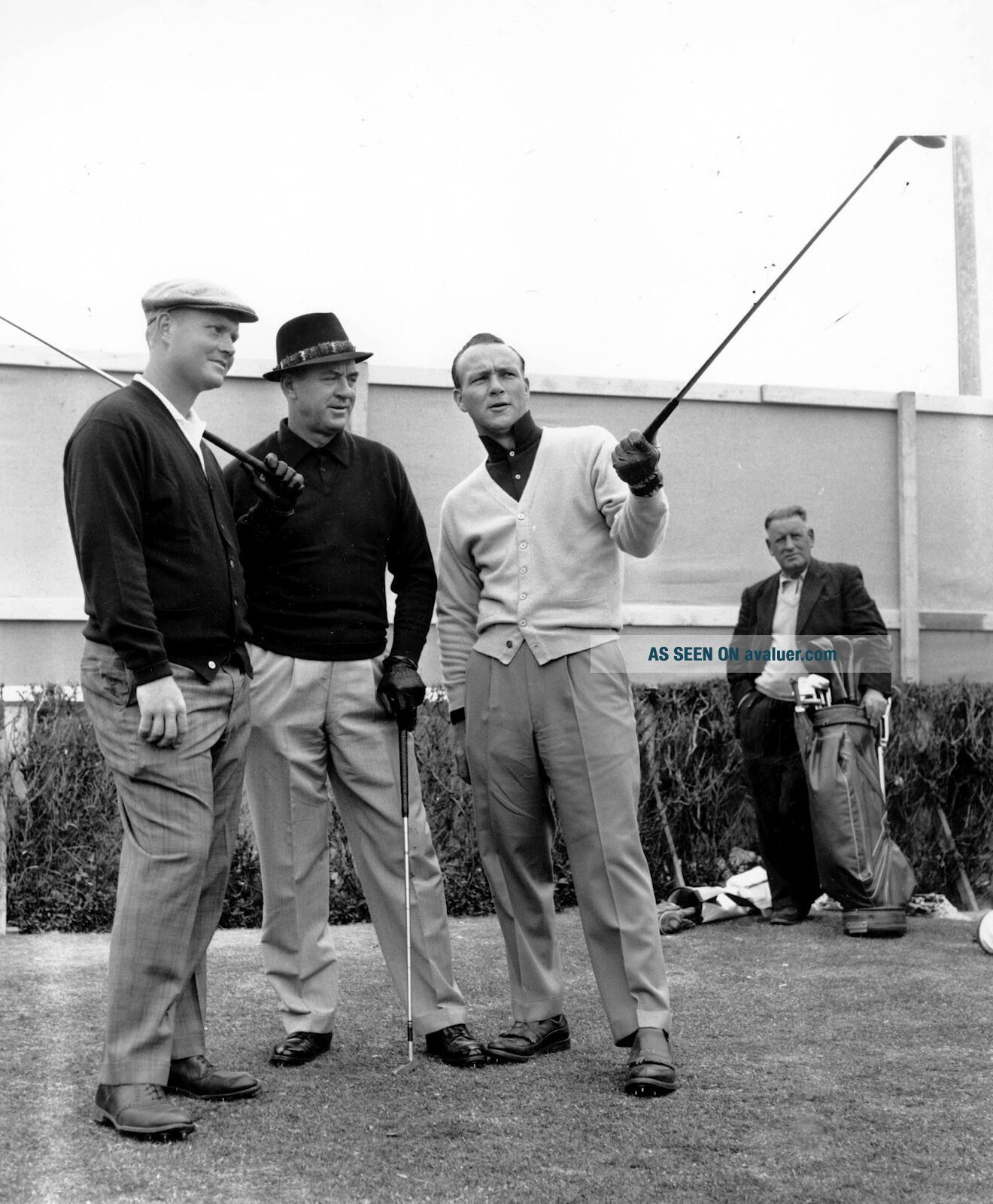 ARNOLD PALMER SAM SNEAD AND JACK NICKLAUS 3 GOLFING GREATS IN THIS 8X10 ...