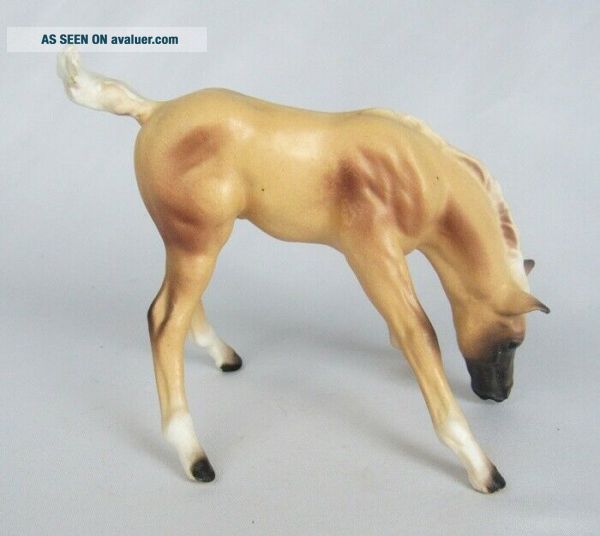 Vintage 1953 Hagen Renaker DW Scamper Palomino Foal Colt Horse Figurine ...