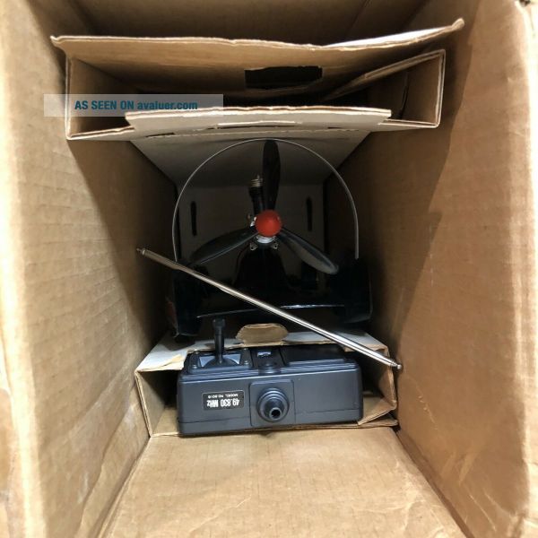 Vintage Cox RC Shrike Gas Powered Tethered Car Black W/ Box & Control ...