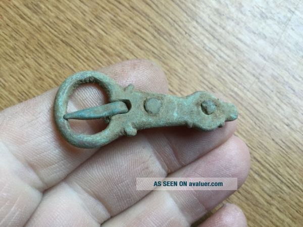 Early Medieval Bronze Buckle 12th - 13th Century | #48497171
