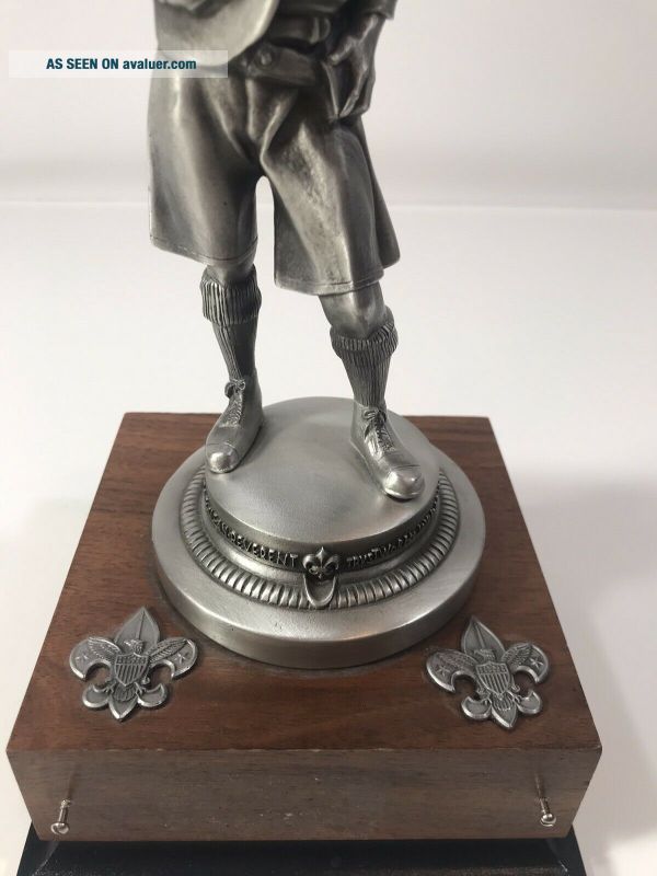 Rare Boy Scouts Of America - Tait McKenzie Statue 8” Pewter | #48488184