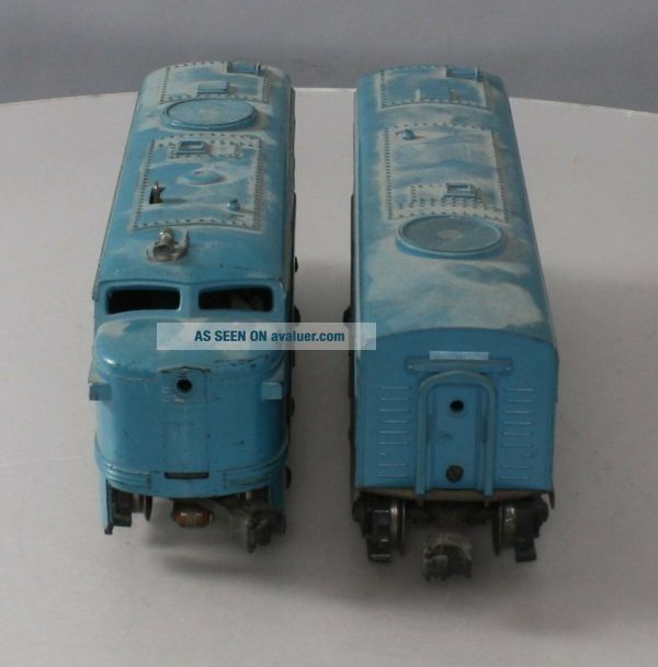 Lionel 224 Vintage O US Navy AB Diesel Locomotive Set - RARE | #48581657