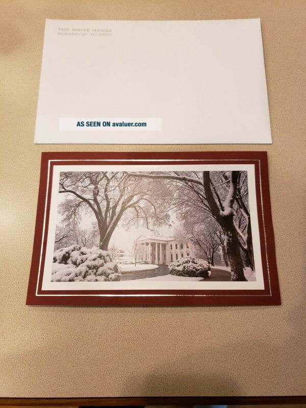 2010 Official White House Christmas Card From President Barack Obama ...