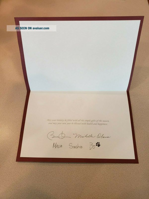 2010 Official White House Christmas Card From President Barack Obama ...