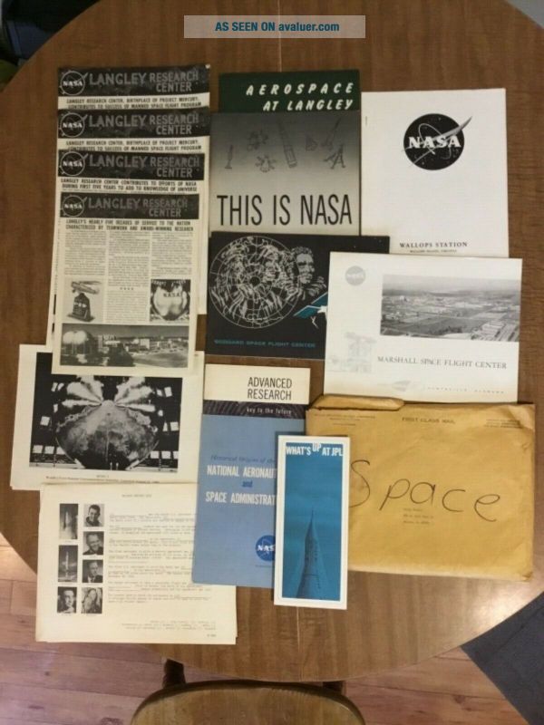 1960’s NASA Literature Marshall Space Flight Center Langley Research ...