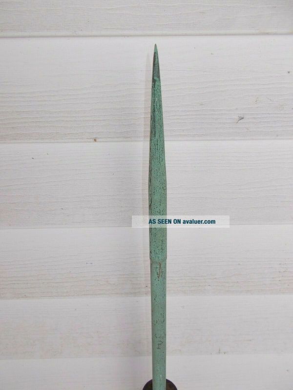 Antique Lightning Rod Base Stand With Copper Lightning Rod | #48601558