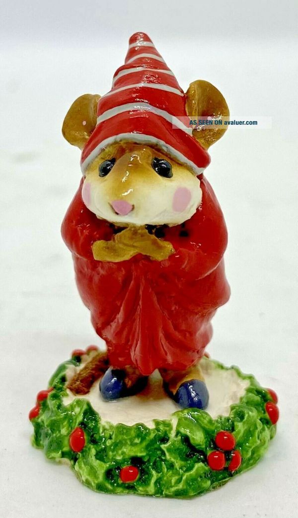 Wee Forest Folk 1987 CC - 01 " Ebenezer Scrooge " A Christmas Carol ...