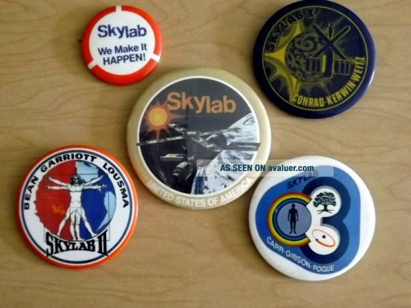NASA Skylab Program Metal Buttons From The 1970s | #48593691
