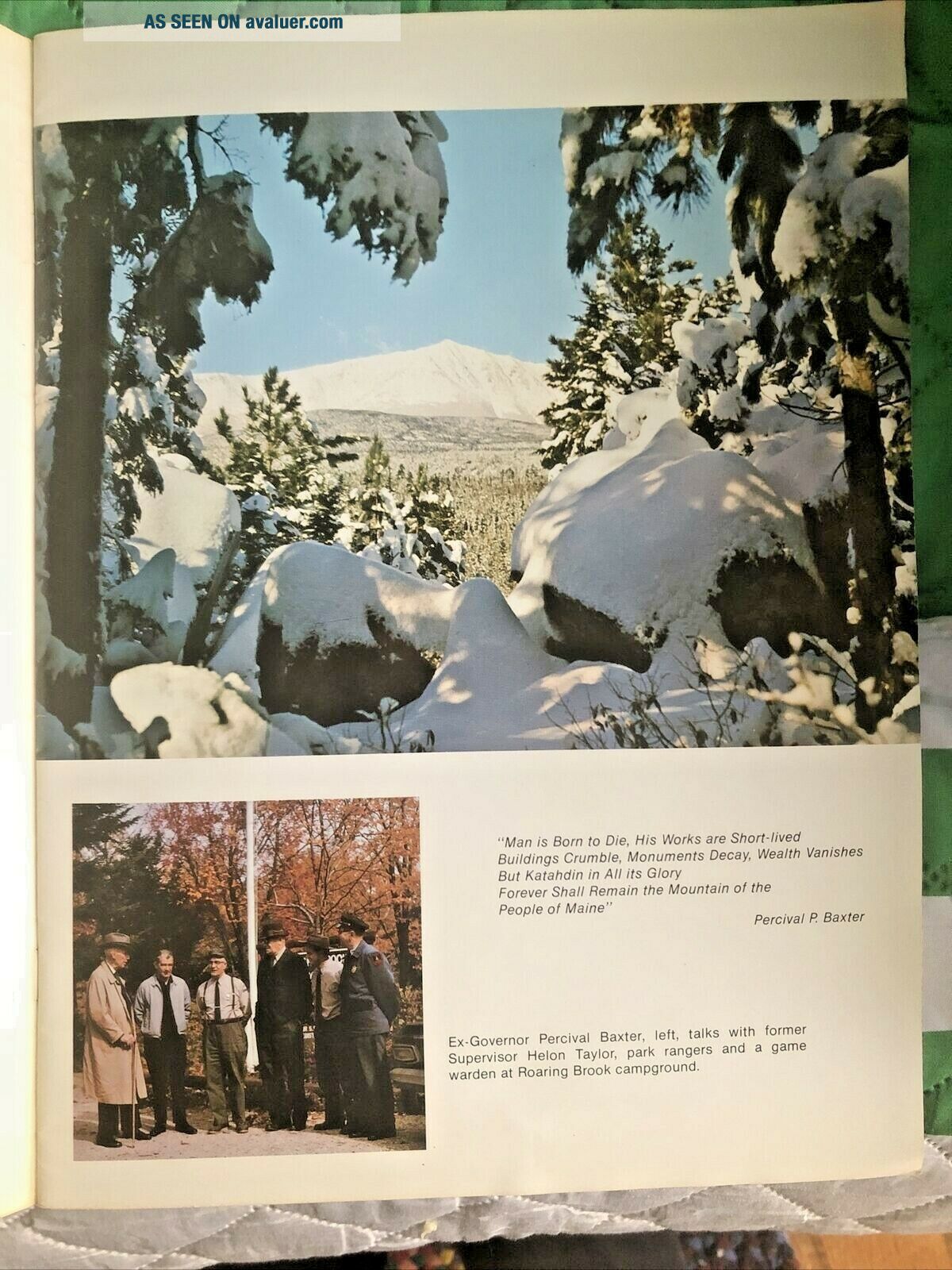 Behold The Mountain Mt. Katahdin, Maine Pictorial Essay Baxter State ...