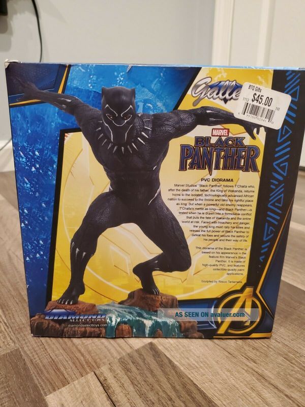 Black Panther Marvel Movie Gallery Diorama Statue By Diamond Select ...