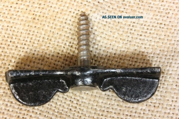 Old 2 1/2” Large Turn Button Latch Bow Tie Cupboard Cabinet Vintage ...