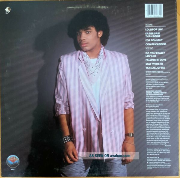 BRYAN LOREN “S/T” LP 1984 PHILLY WORLD RECORDS BOOGIE FUNK MODERN SOUL ...
