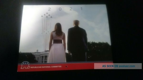 2021 President Donald Trump/ Melania Republican National Committee ...