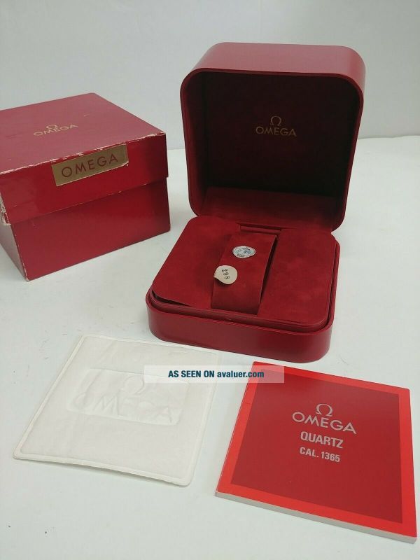 Vintage Omega Watch Box Case 100 Inner And Outer Presentation Swiss ...