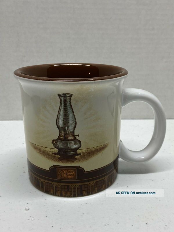Cracker Barrel Coffee Cup Mug Old Country Store With Oil Lamp | #48892119