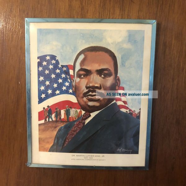 1970 ' S DR. MARTIN LUTHER KING JR. AFRO - AMERICAN COMMEMORATIVE ...
