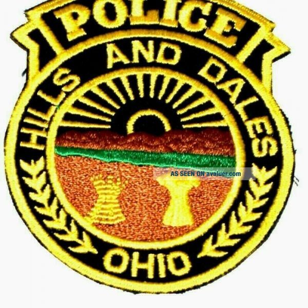 HILLS AND DALES OHIO OH Sheriff Police Patch VINTAGE OLD MESH | #48904550