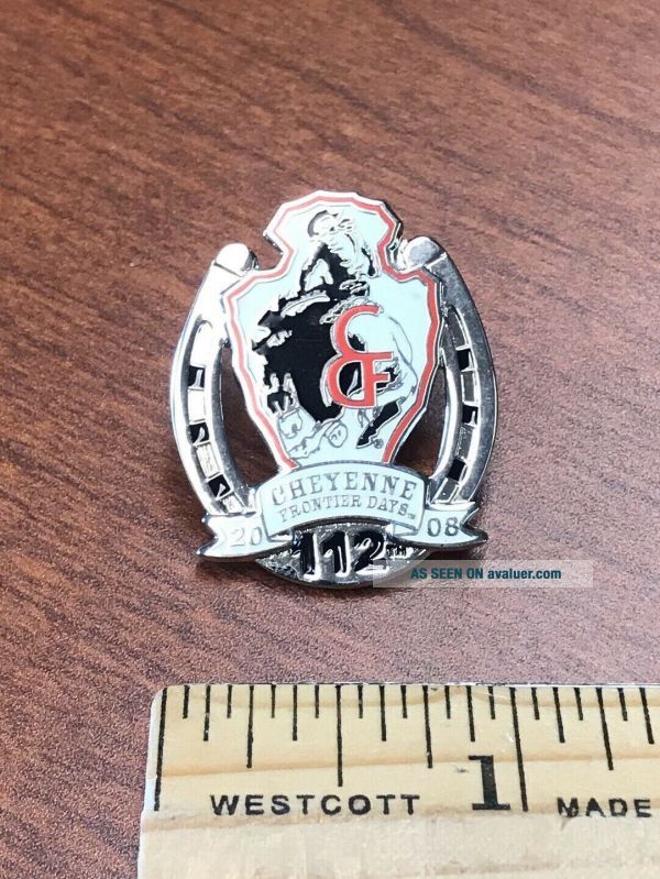 2008 112th Annual Cheyenne Frontier Days Collectible Pin Souvenir Badge ...