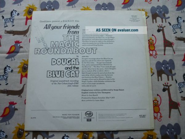 THE MAGIC ROUNDABOUT PRESENT DOUGAL AND THE BLUE CAT 1972 EMI VINYL LP ...