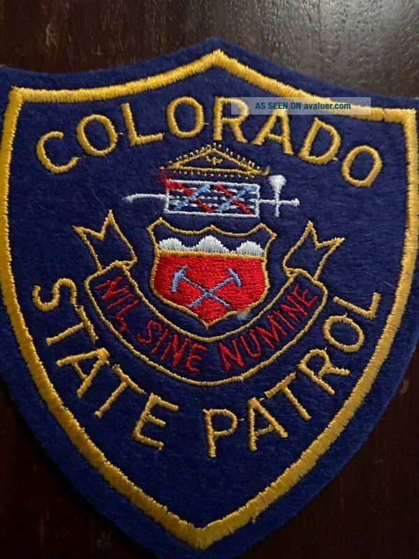 Colorado State Patrol & Summit Co Sheriff Shoulder Patches | #48917734