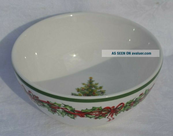 Christopher Radko Rim Cereal Bowl Traditions Holiday Celebrations ...