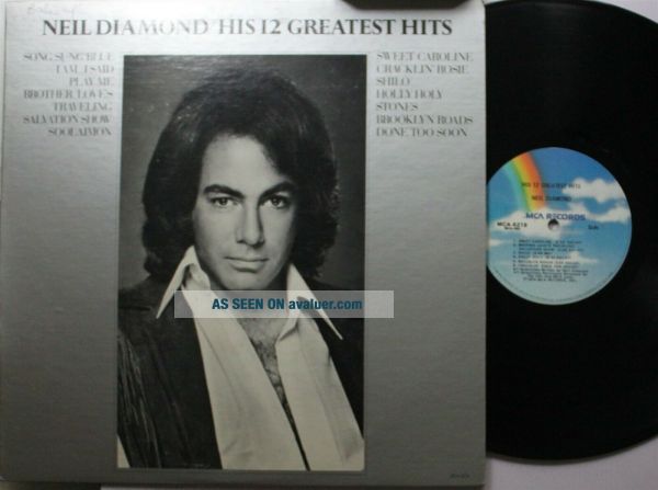 Rock Lp Neil Diamond His 12 Greatest Hits On Mca | #48938673