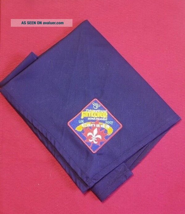 2007 CANADIAN Contingent Neckerchief 21st World Scout Jamboree UK ...