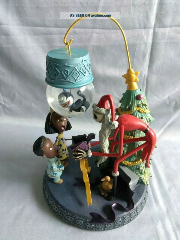 Disney Nightmare Before Christmas Santa Jack Snow Globe Ornament With ...