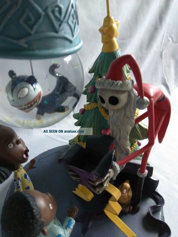 Disney Nightmare Before Christmas Santa Jack Snow Globe Ornament With ...