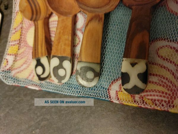 Hand Carved Olive Wood Made In Kenya Acacia Creations Small Spoons ...