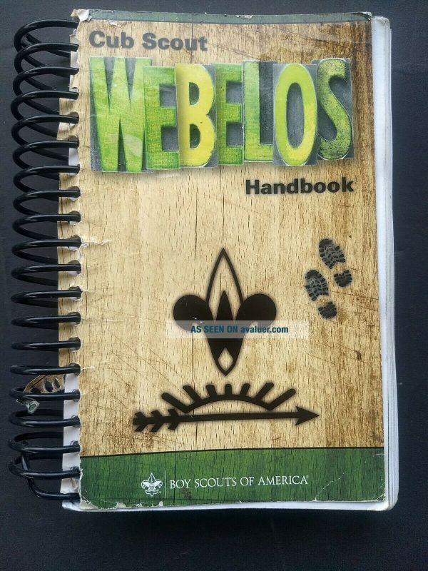 Cub Scout Webelos Handbook Spiral Bound Boy Scouts Of America 2015 ...