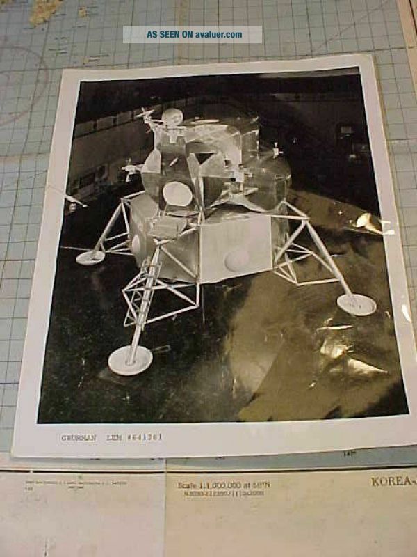 VINTAGE 1960s GRUMMAN AVIATION LUNAR MODULE LEM PRODUCTION PHOTO ...