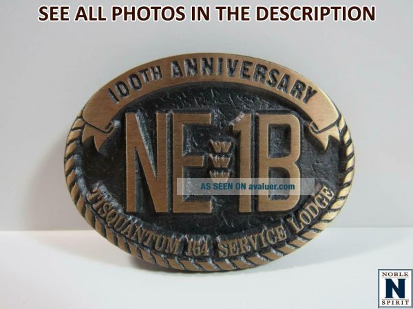 NobleSpirit (EL) Vintage Solid Bronze OA Belt Buckle | #49105302