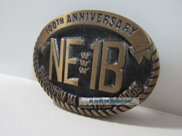 NobleSpirit (EL) Vintage Solid Bronze OA Belt Buckle | #49105302